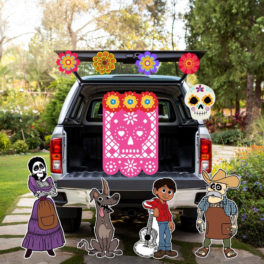 Disney Coco Halloween Trunk or Treat Set | Día De Los Muertos Themed ...