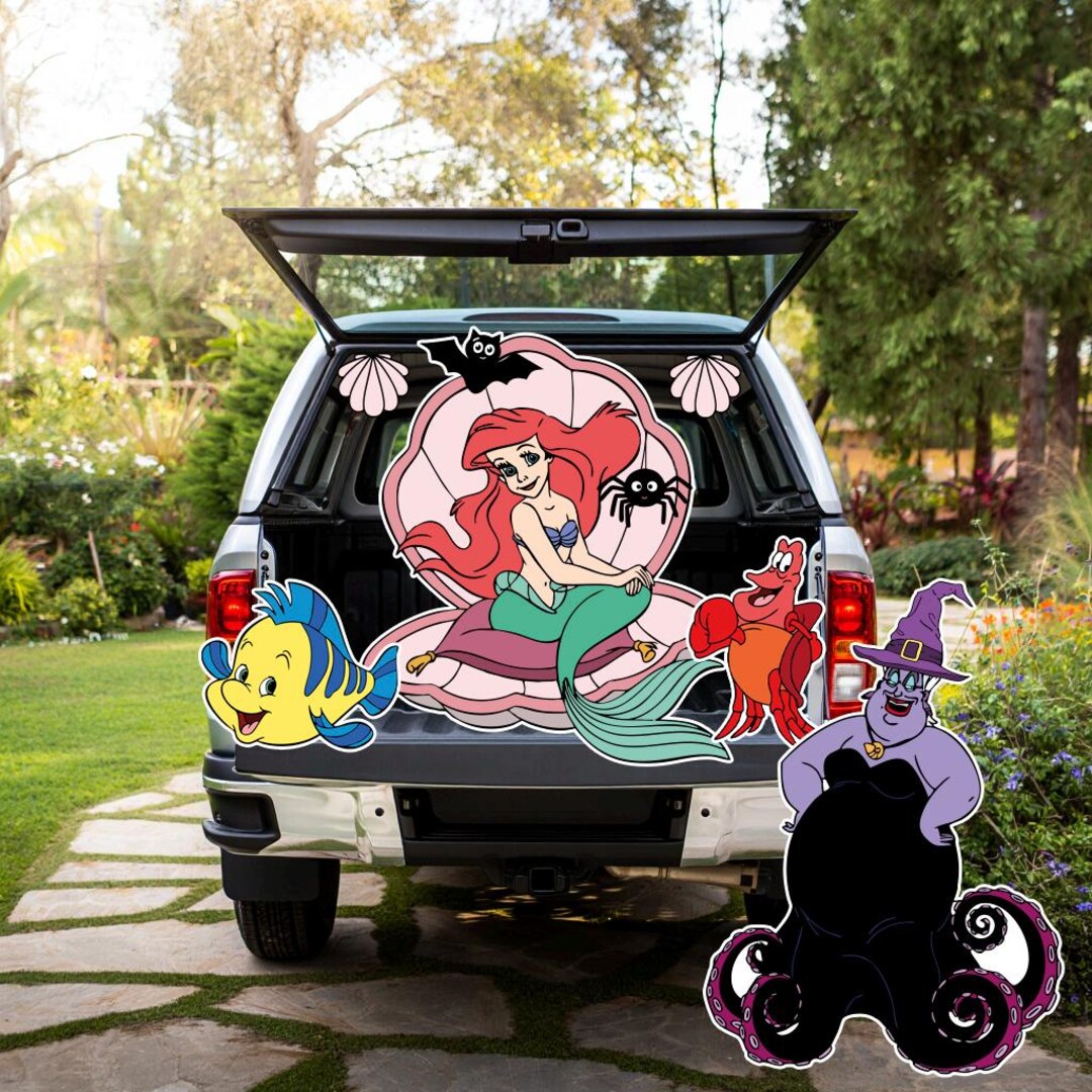 Little Mermaid Trunk or Treat Set | Cute Disney-style Halloween Yard ...