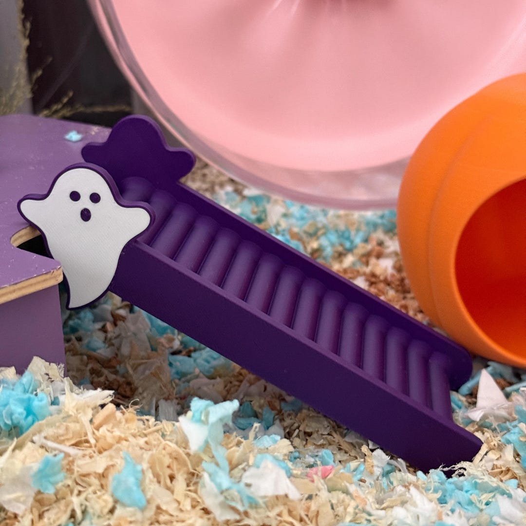 Ghost Ladder, Small Pet Bridge With Ghost Silhouette - Etsy