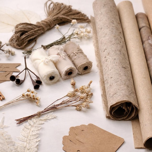 Fabric Wrapping Set - Etsy