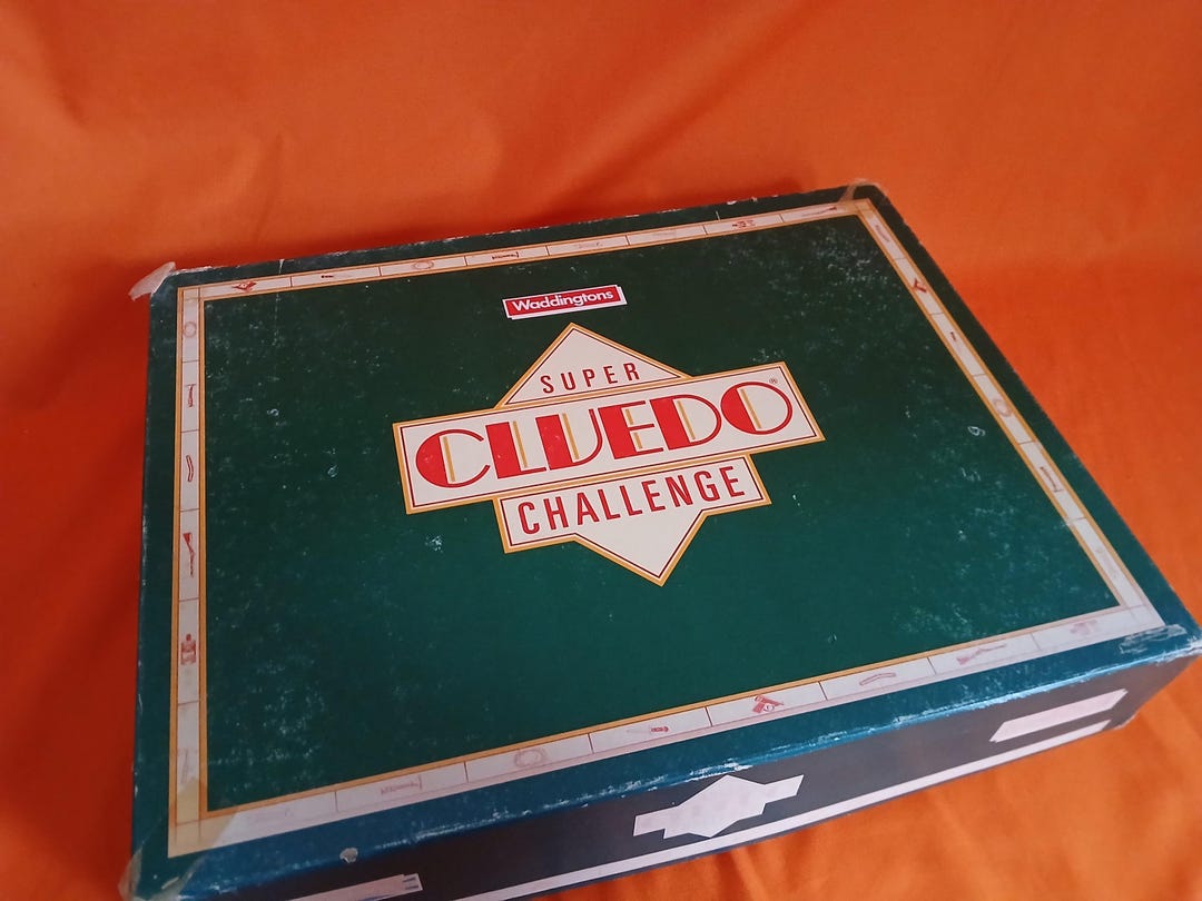 Vintage Cluedo, Super Cluedo Challenge, 1980s Board Game, Detective ...