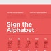 Sign the Language Red Poster Digital and Printable American Sign ...