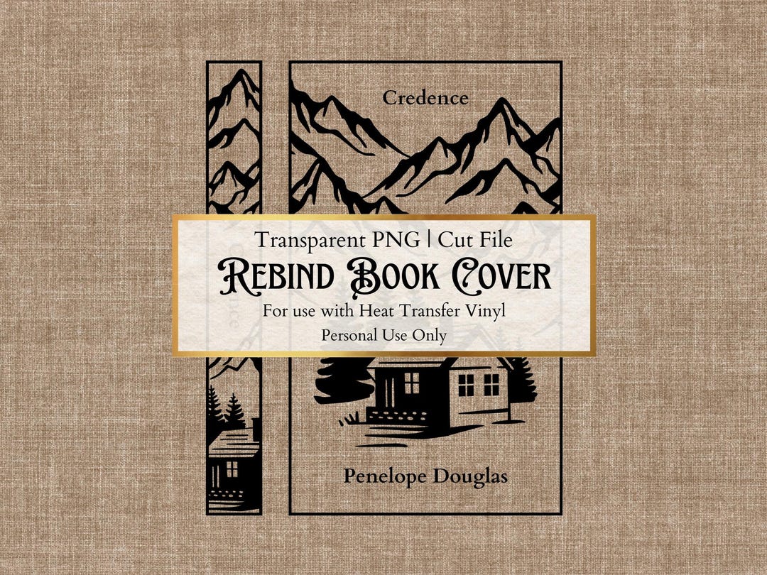 Credence | Rebind Book Cover | Transparent PNG | Digital Download - Etsy