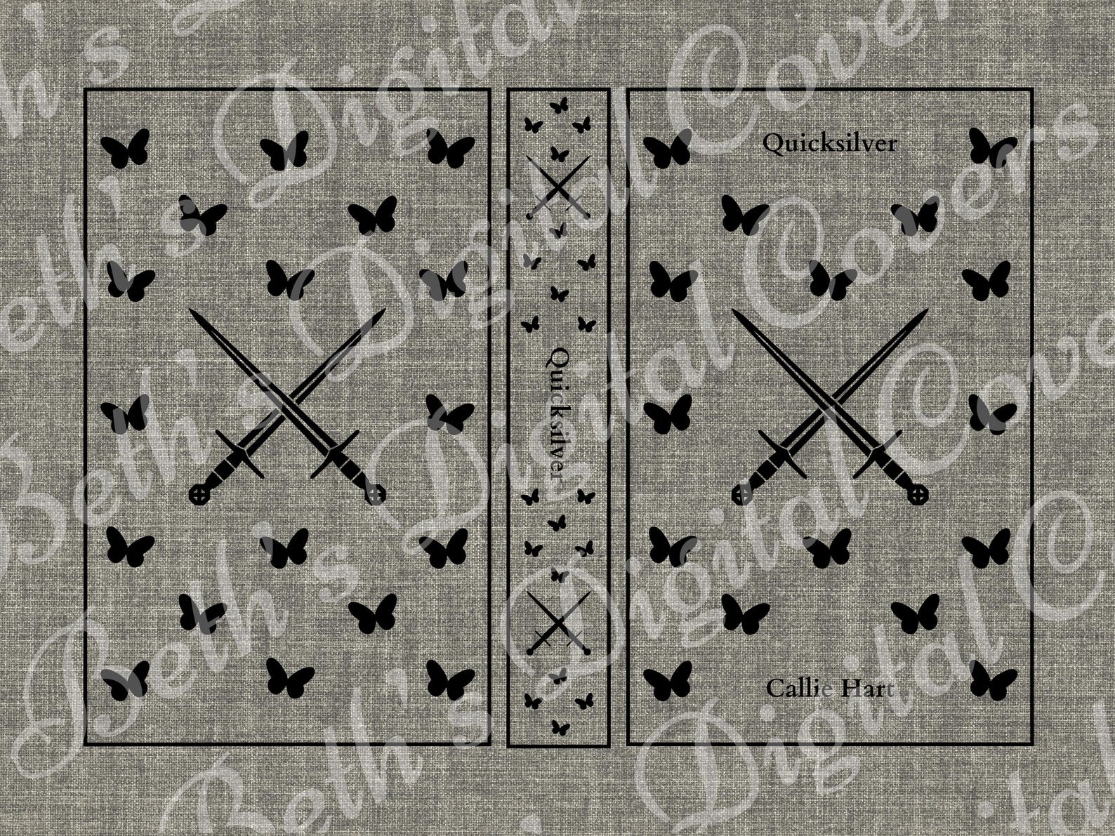 Quicksilver | Rebind Book Cover | Transparent PNG | Digital Download - Etsy