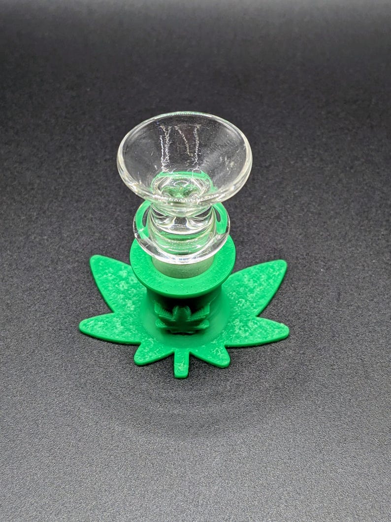 Standard Sized Weed Leaf Water Pipe Bowl Holder - Etsy