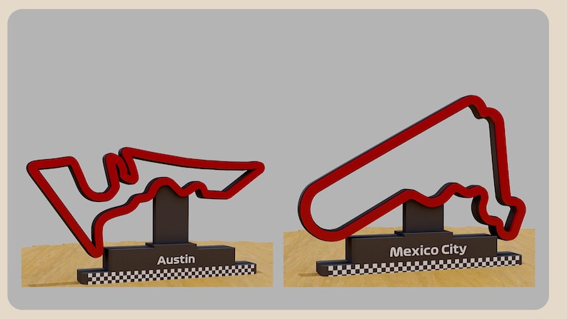 2026 Formula 1 Track, F1 Desk Decor - Etsy