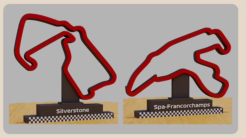 2026 Formula 1 Track, F1 Desk Decor - Etsy