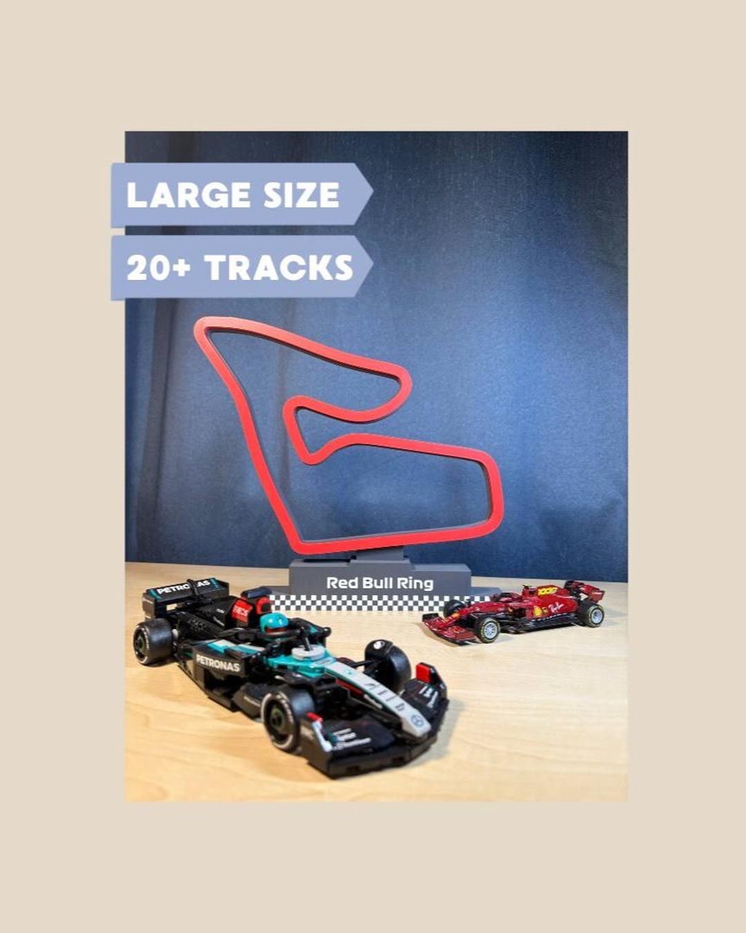 3D Printed Formula 1 Track Sculpture, F1 Desk Decor, Motorsport Gift ...