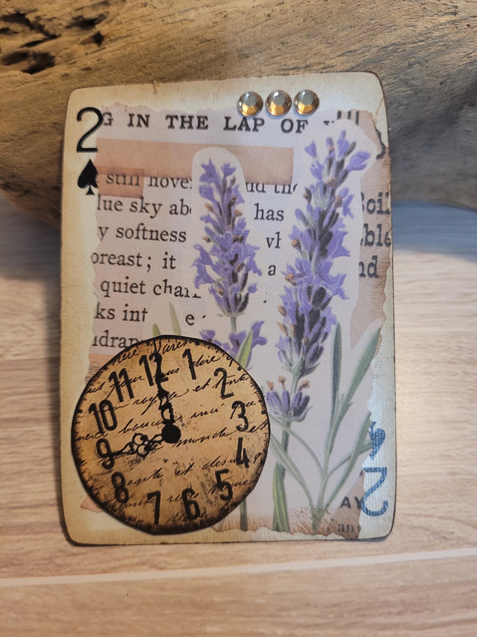 Altered Playing Cards, Journal Cards, Distressed, Mixed Media - Etsy