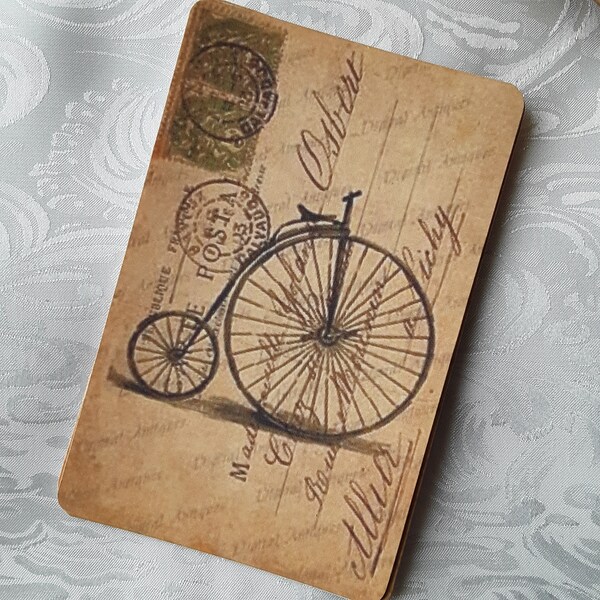 Bicycle Postcard - Etsy