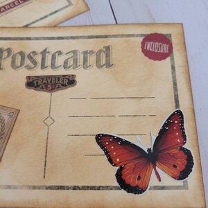 2 Journal Cards, Postcard Style, Distressed - Etsy