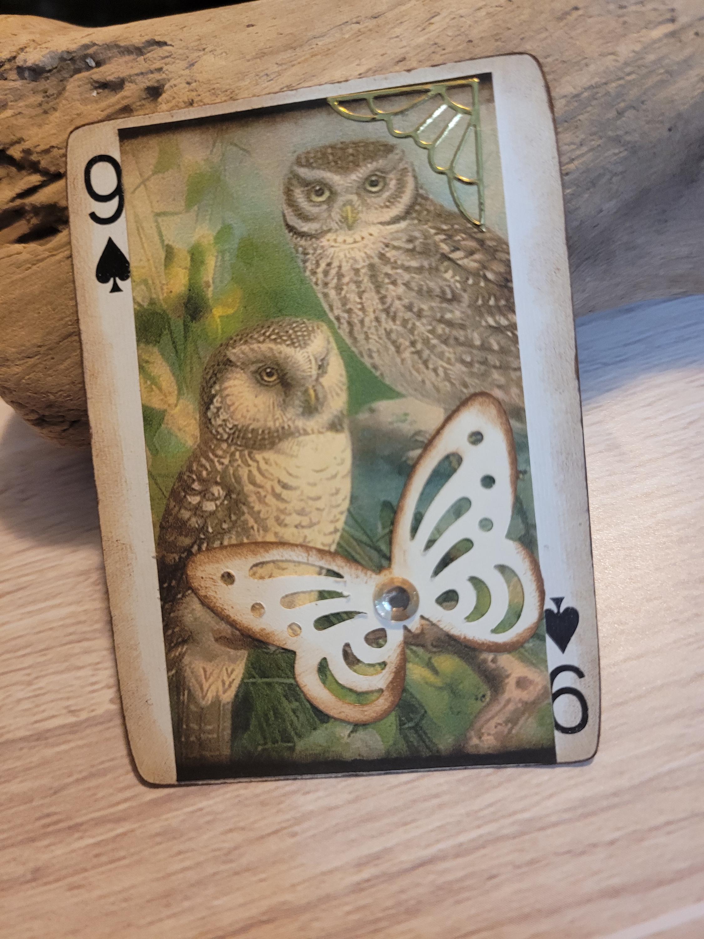 Altered Playing Cards, Journal Cards, Distressed, Mixed Media - Etsy