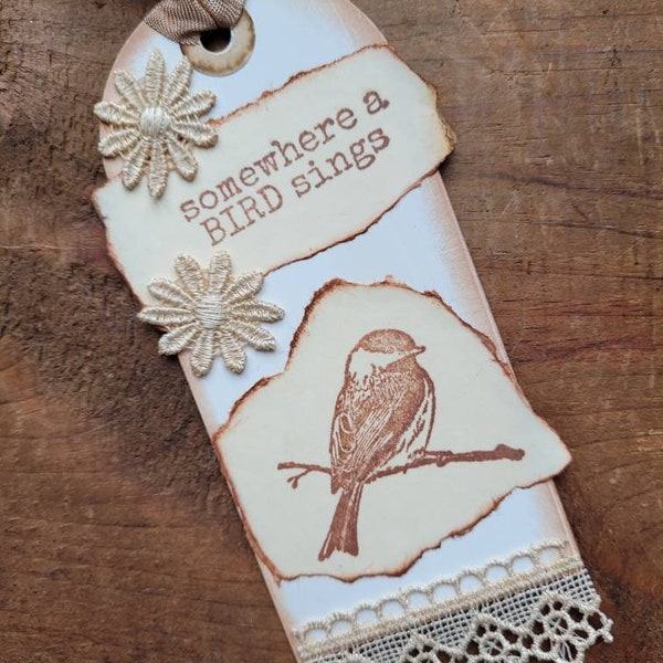 Bird Tag - Etsy