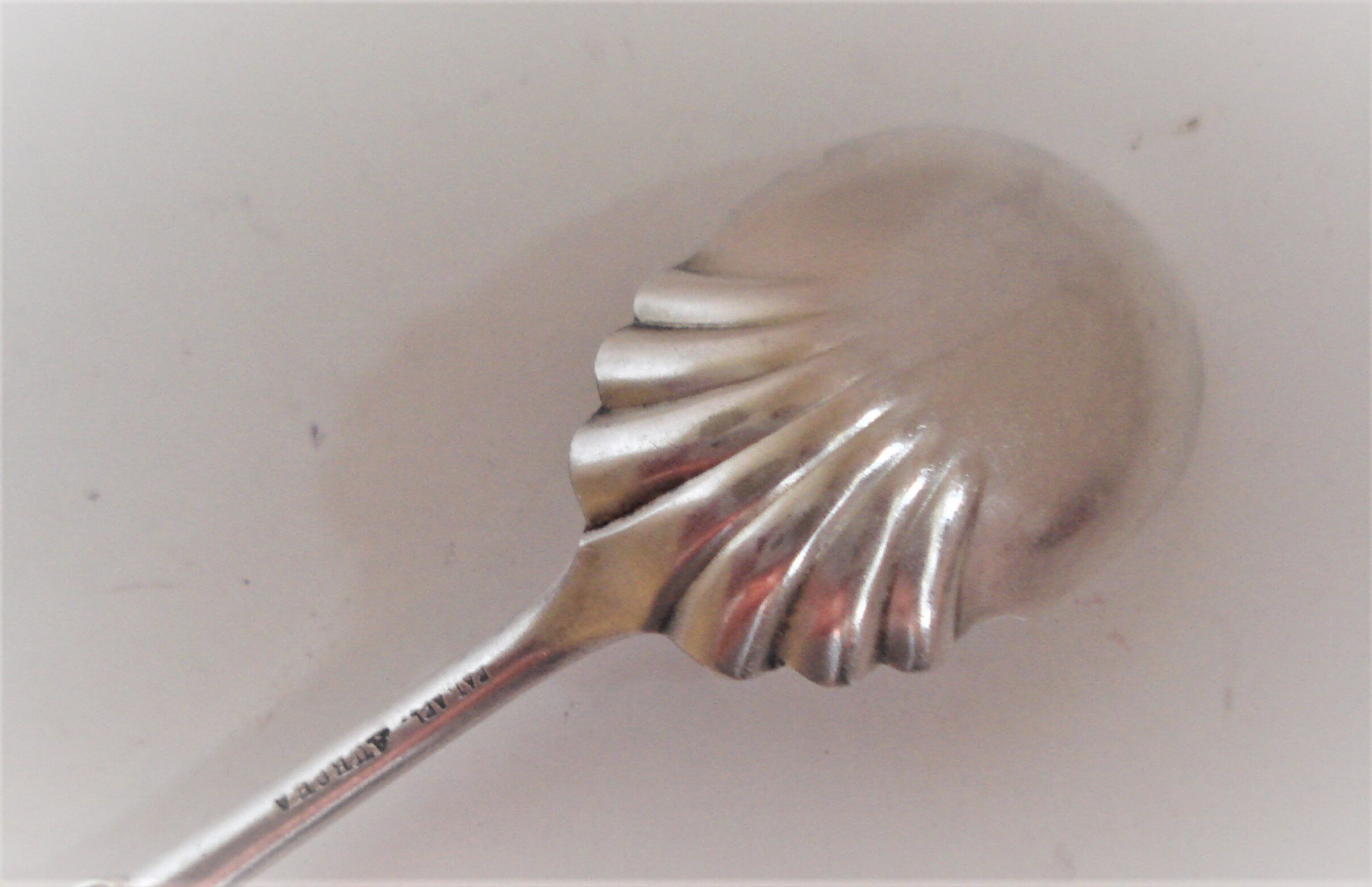 Vintage AURORA PAT APL Silver Plated Serving Spoon. - Etsy
