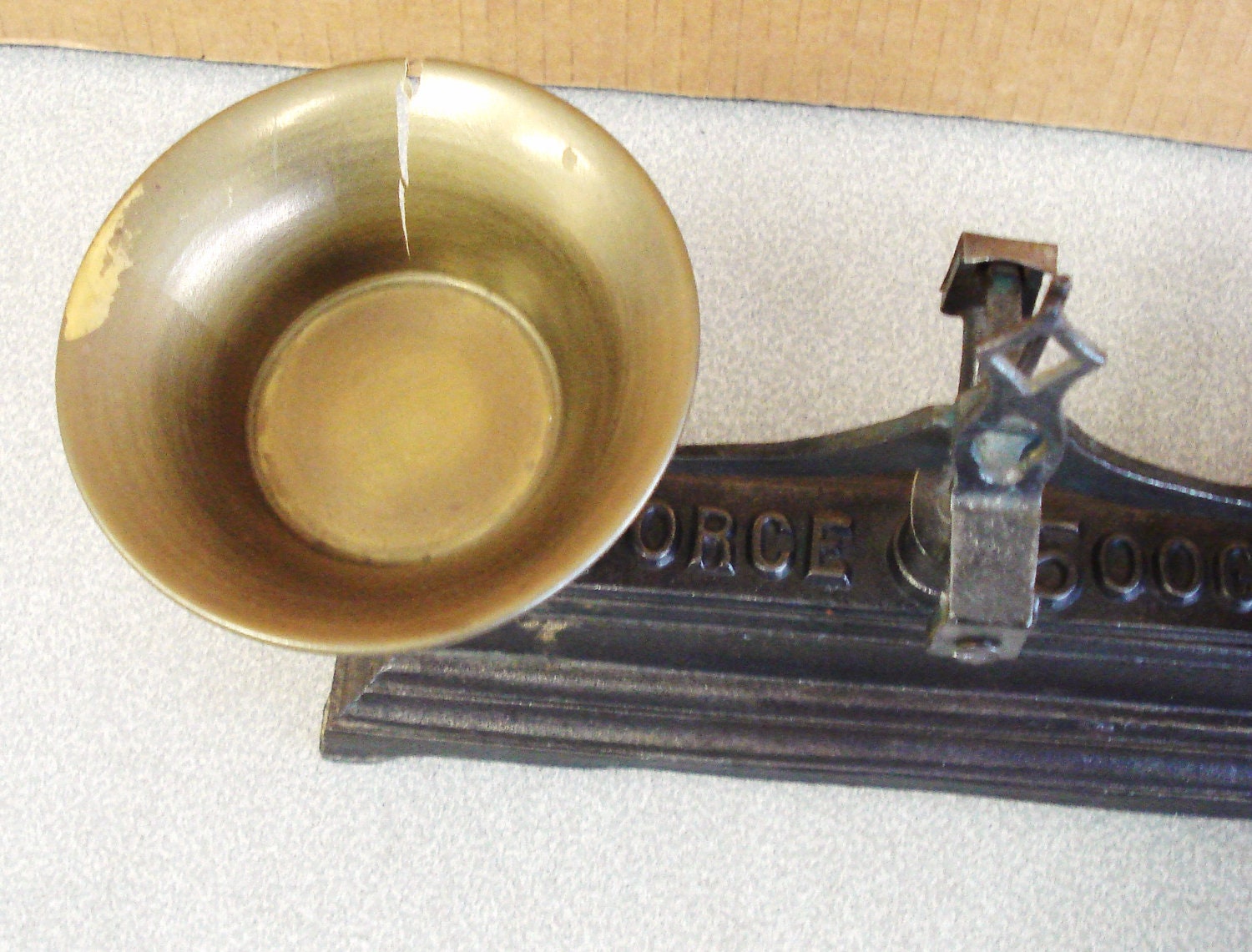 Antique FORCE 500 Gr Cast Iron Scale. - Etsy