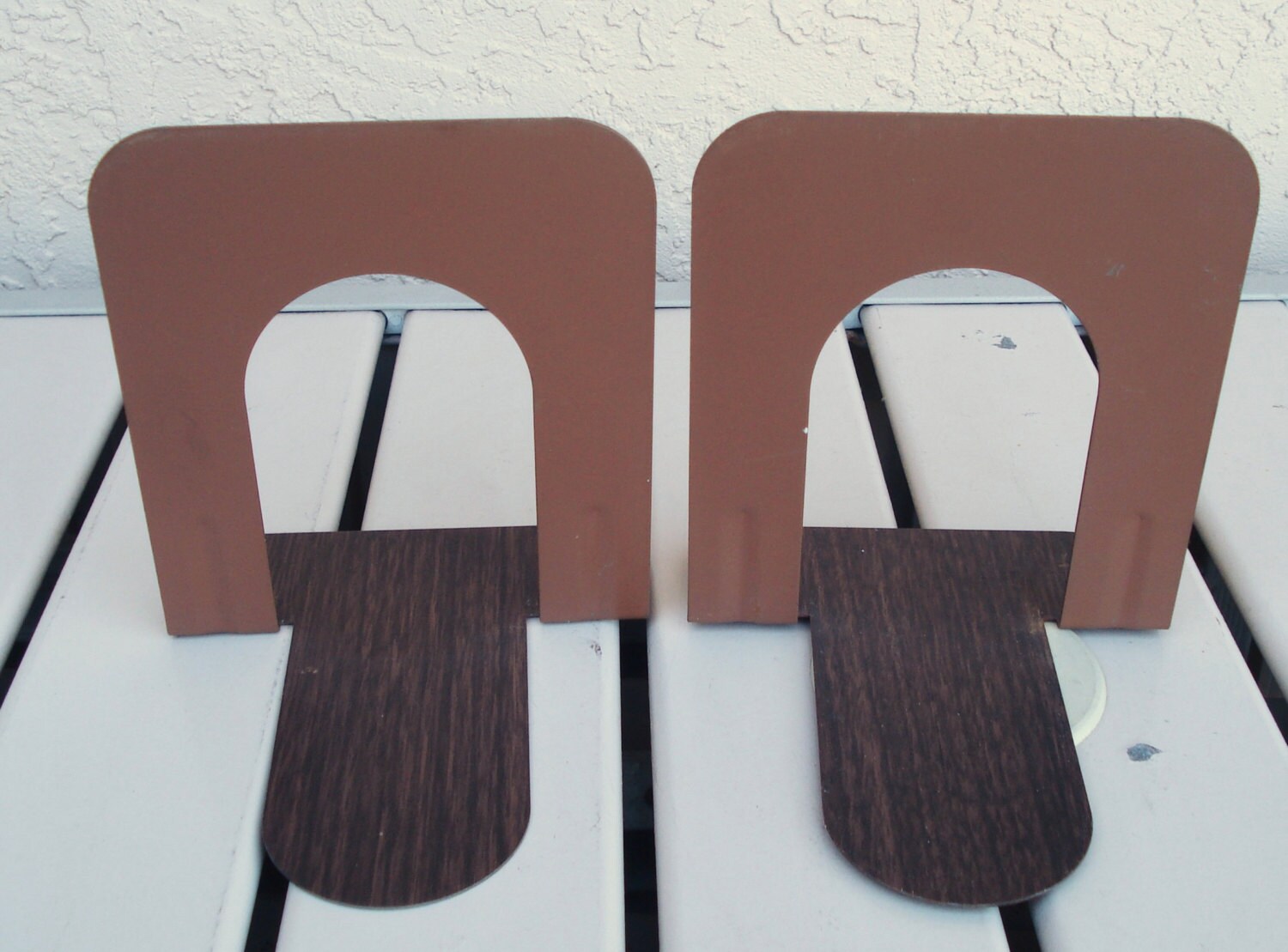 Business Industrial Vintage Metal Book Ends File Folder Desk Holder. - Etsy