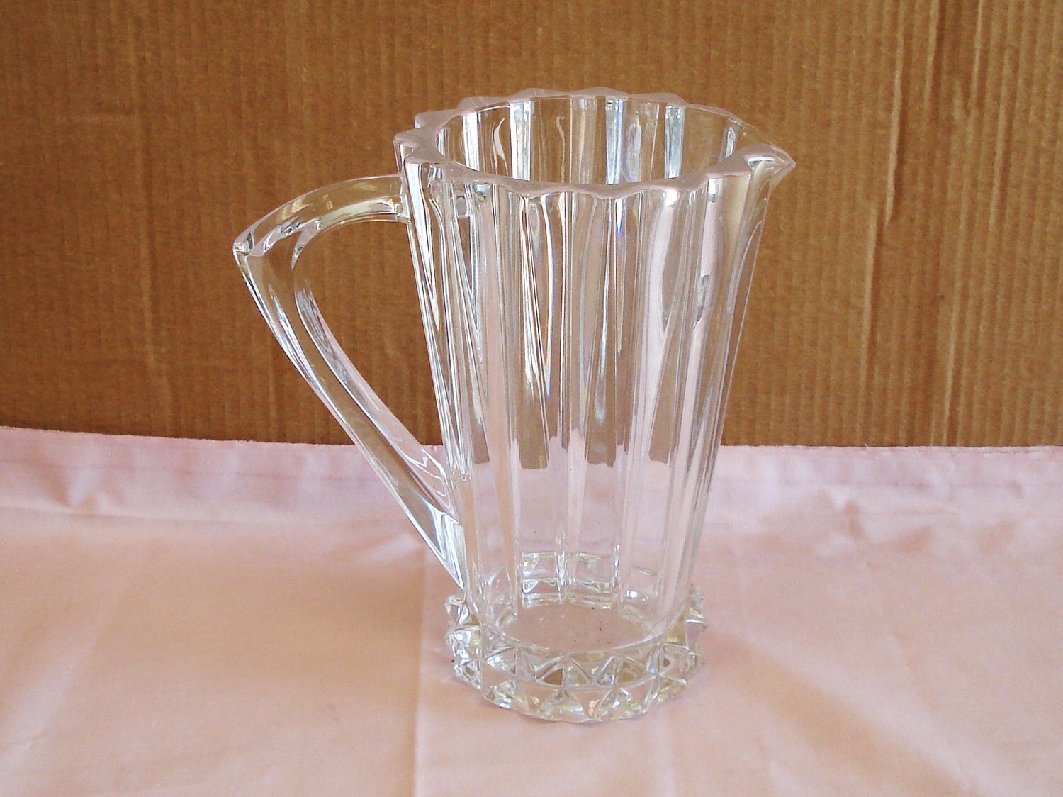 ROSENTHAL Germany Clear Lead Crystal Pitcher. - Etsy