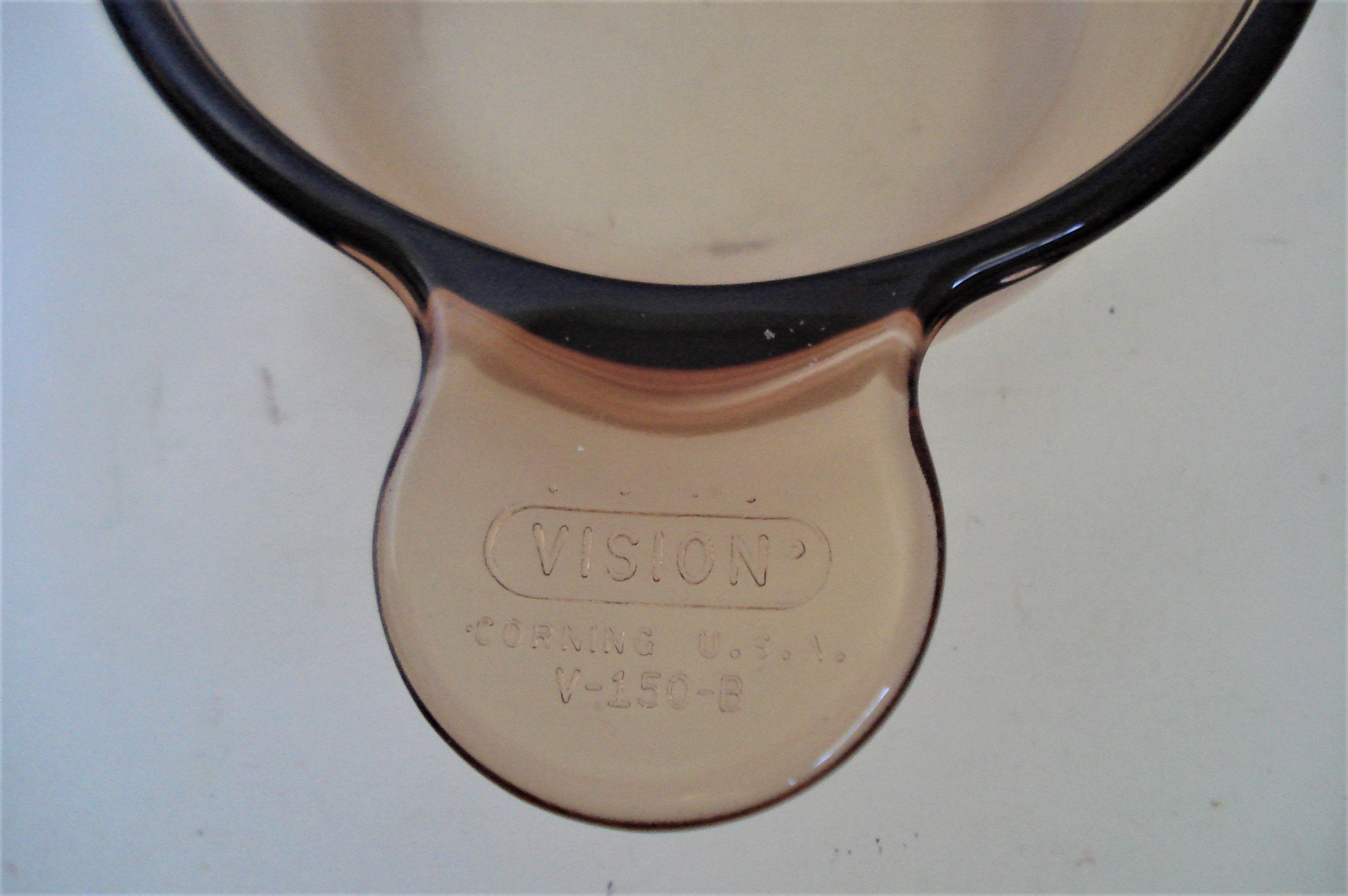 VISION Corning Ware Brown Color Glass Grab It 16 Oz Model V-150-B. - Etsy