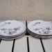 Porcelain Sea Shell Shape Snack Plates With Floral Print Japan. - Etsy