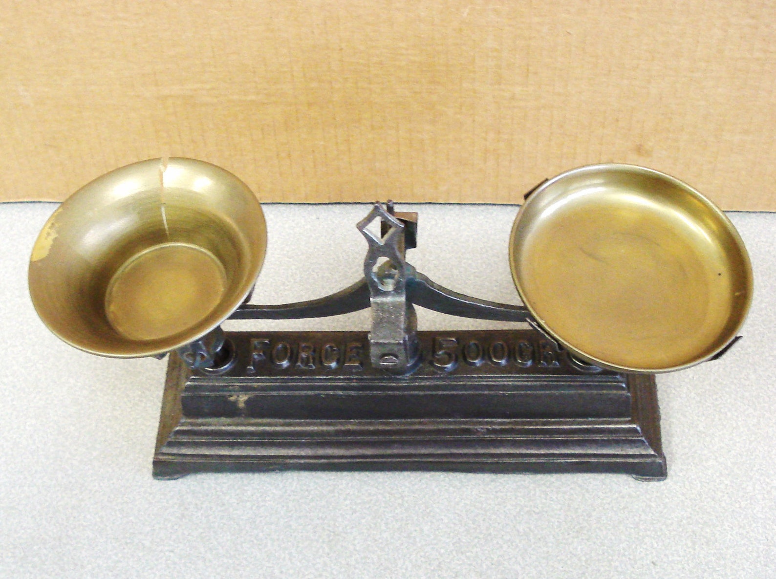 Antique FORCE 500 Gr Cast Iron Scale. - Etsy
