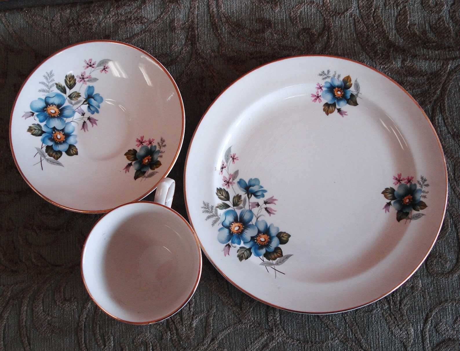 Vintage OLD FOLEY by James Kent Staffordshire China Single - Etsy