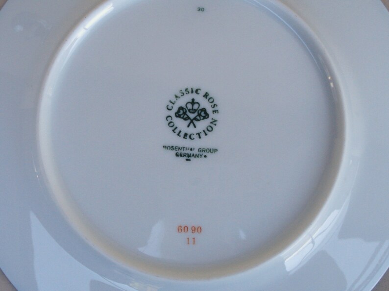 ROSENTHAL Classic Rose China 6090 Pattern in Cobalt Blue and Gold. - Etsy