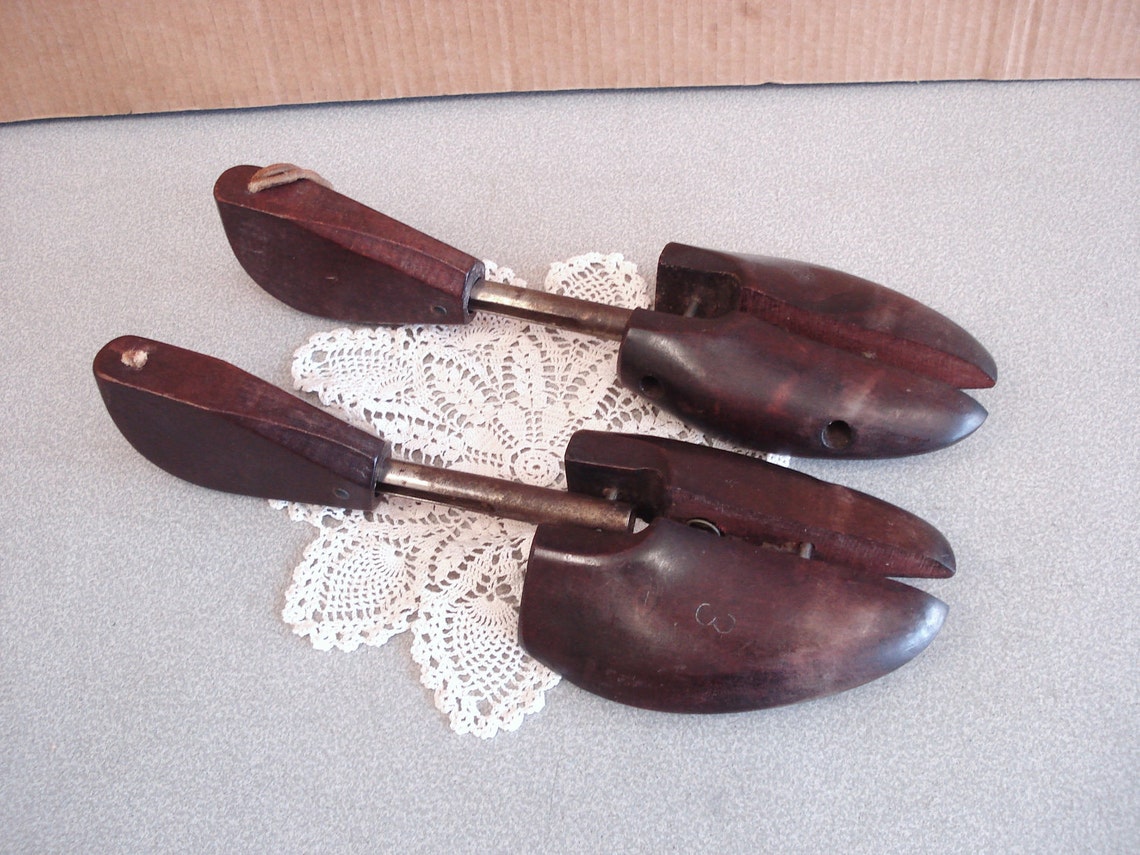 Vintage Wood Shoe Inserts Size 3. - Etsy