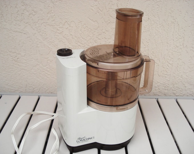REGAL La MACHINE I Electric Food Processor Motor Work Bowl Bowl Lid ...