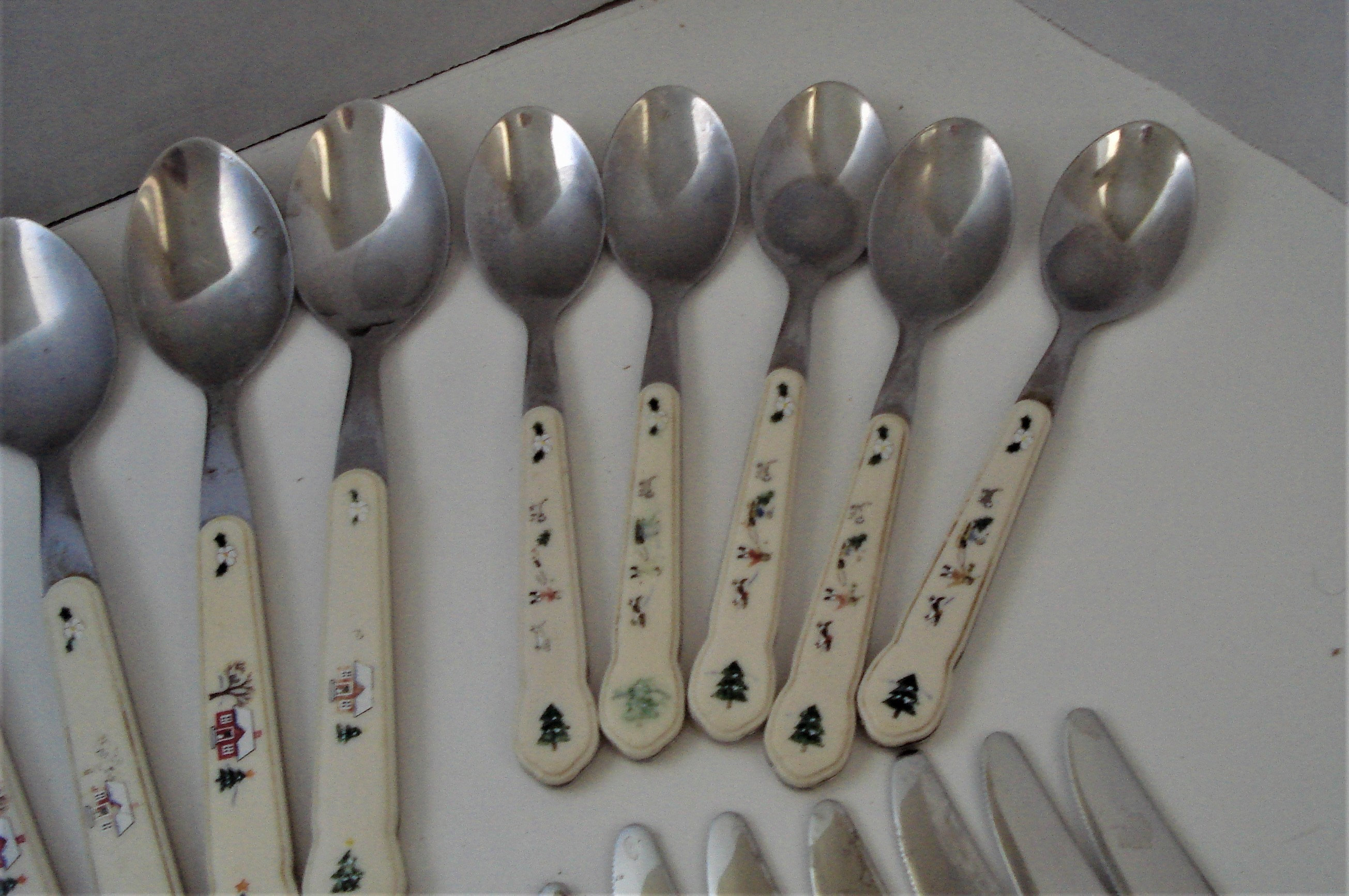 Pfaltzgraff Stainless Steel Tableware Flatware Silverware Holiday ...