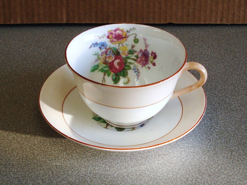 Vintage Colclough China Tea Cup and Saucer England - Etsy