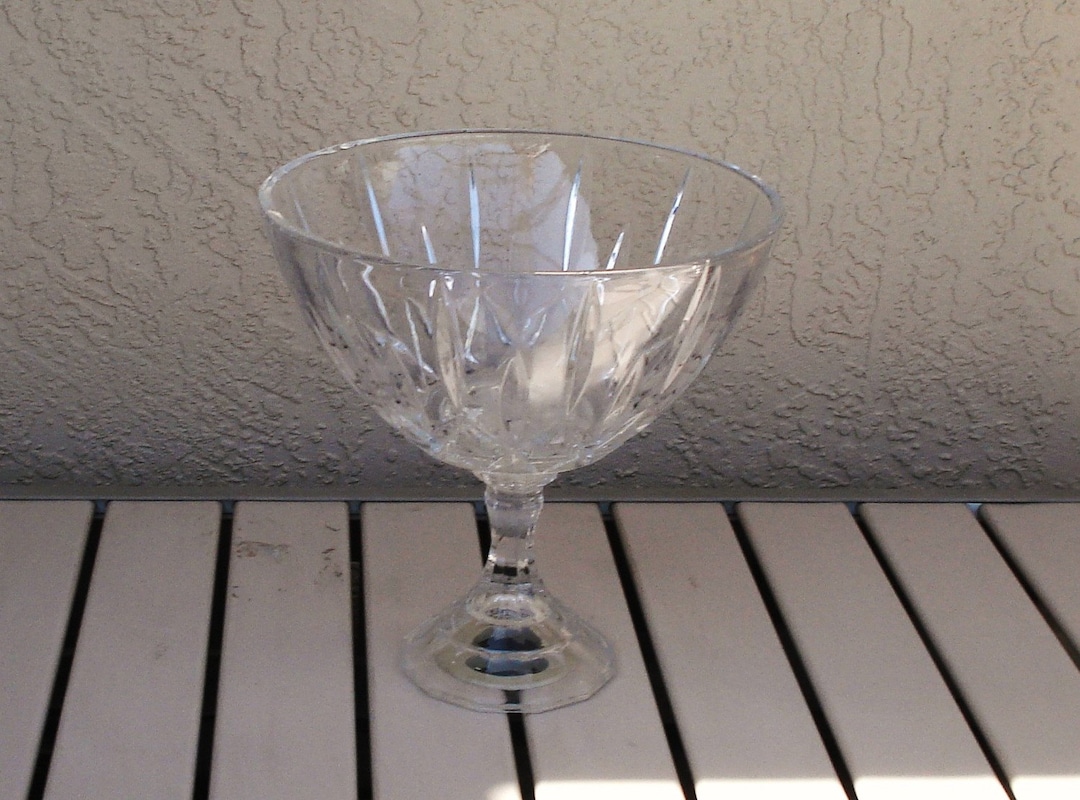 Lead Crystal Over Sized Large Compote Pedestal Bowl - Etsy