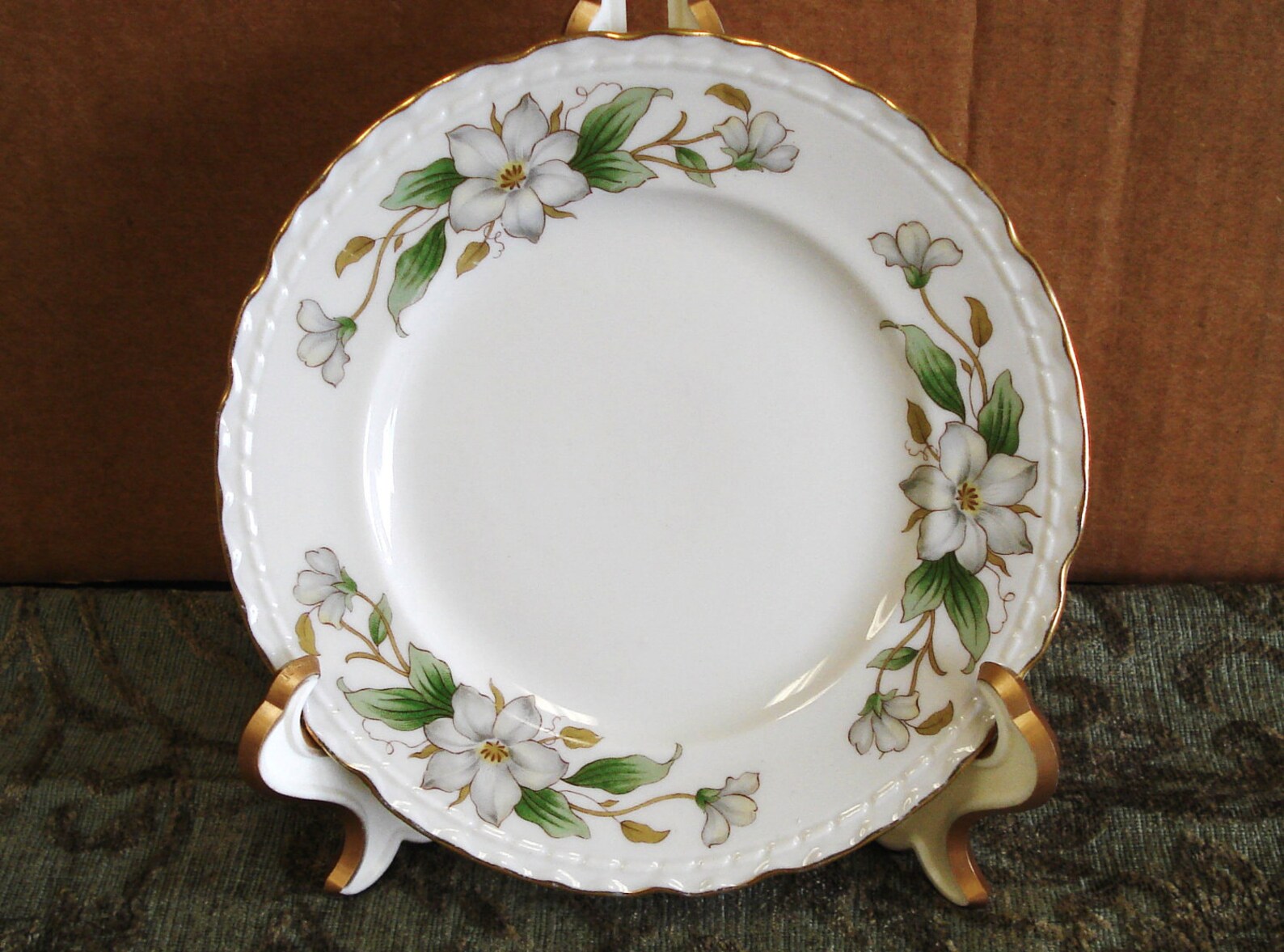 Vintage Princess China Bridal Wreath Pattern Japan 6 Bread and Butter ...