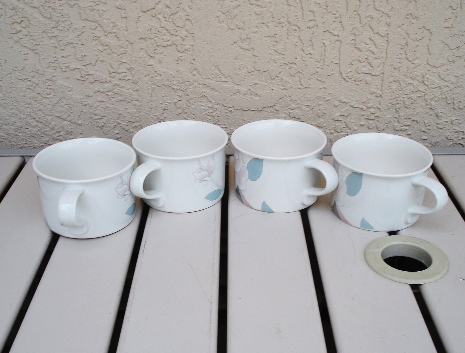 Mikasa INTAGLIO La FLEUR Pattern CAC91 4 Cups Japan. - Etsy