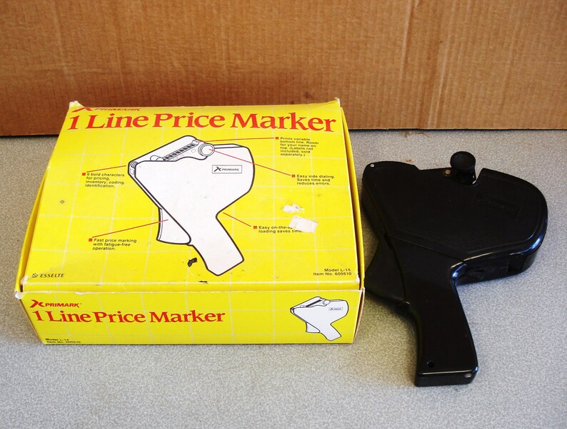 PRIMARK 1 Line Price Marker Gun Model L-14. - Etsy