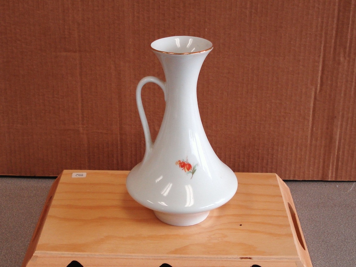 Vintage Hand Painted Bavaria Germany Porcelain Vase - Etsy