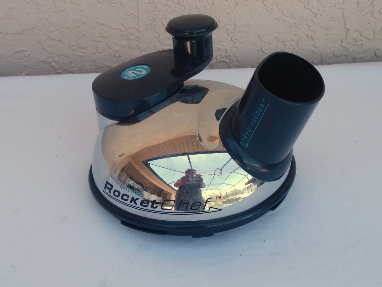 Culinare ROCKET CHEF Manual Food Processor Bowl Lid Blade Plate Stand ...