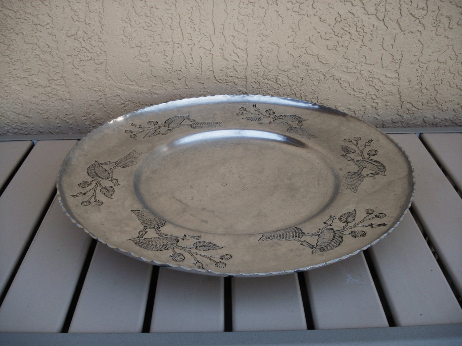 Vintage WROUGHT FARBERWARE Aluminum Hand Forged Lazy Susan - Etsy