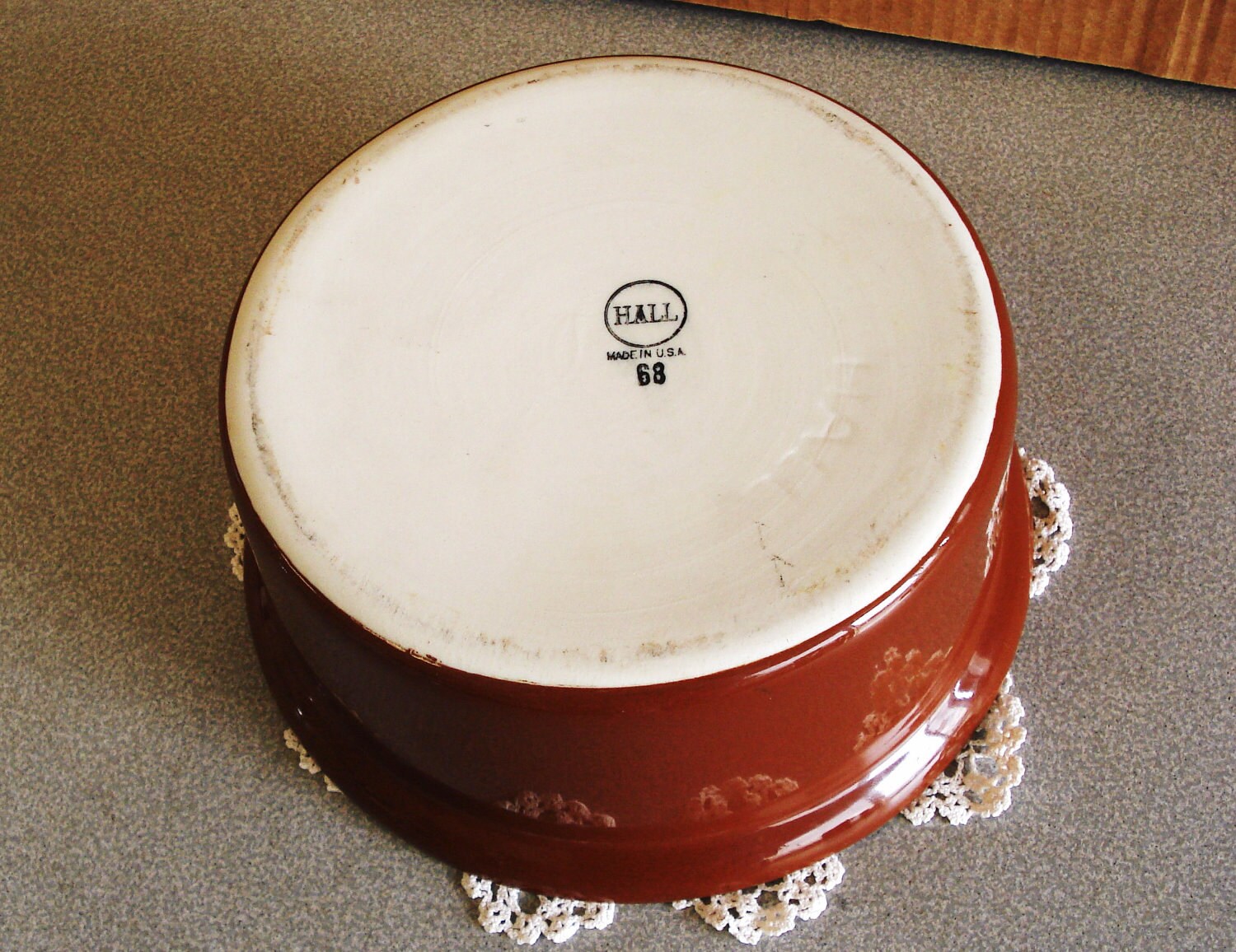 Vintage HALL Pottery Bake Ware Casserole Dish Number 68. - Etsy