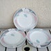Mikasa INTAGLIO La FLEUR Pattern CAC91 3 Salad Desert Lunch Plates ...