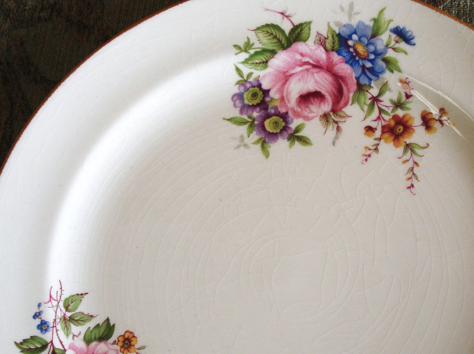 Vintage OLD FOLEY by James Kent Staffordshire China Plate & Saucer ...
