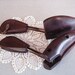 Vintage Wood Shoe Inserts Size 3. - Etsy