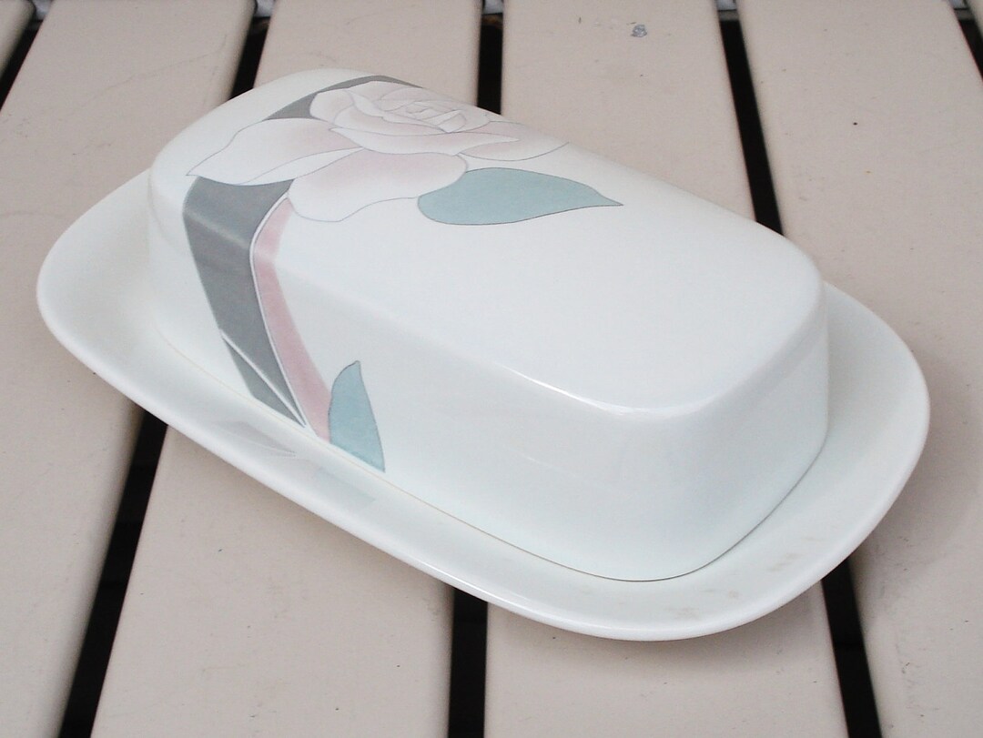Mikasa INTAGLIO La FLEUR Pattern CAC91 Butter Dish Japan. - Etsy