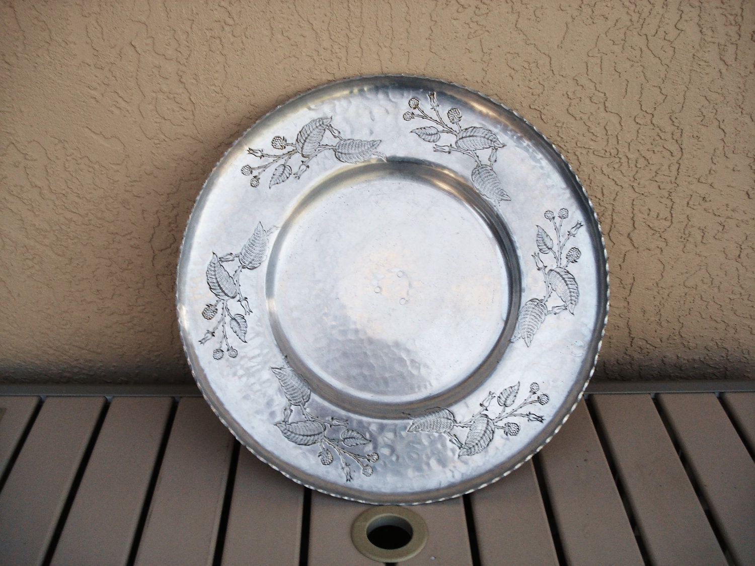 Vintage WROUGHT FARBERWARE Aluminum Hand Forged Lazy Susan - Etsy