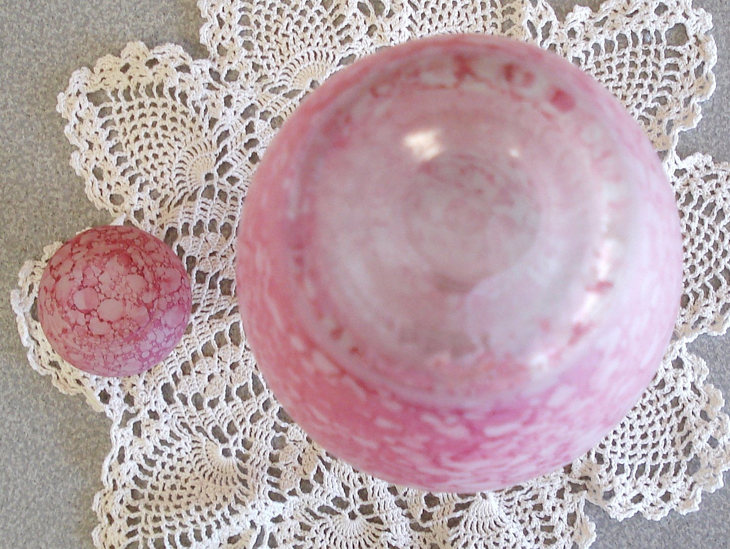 Hand Painted SPONGE WARE on A Clear Glass Decanter Carafe. - Etsy