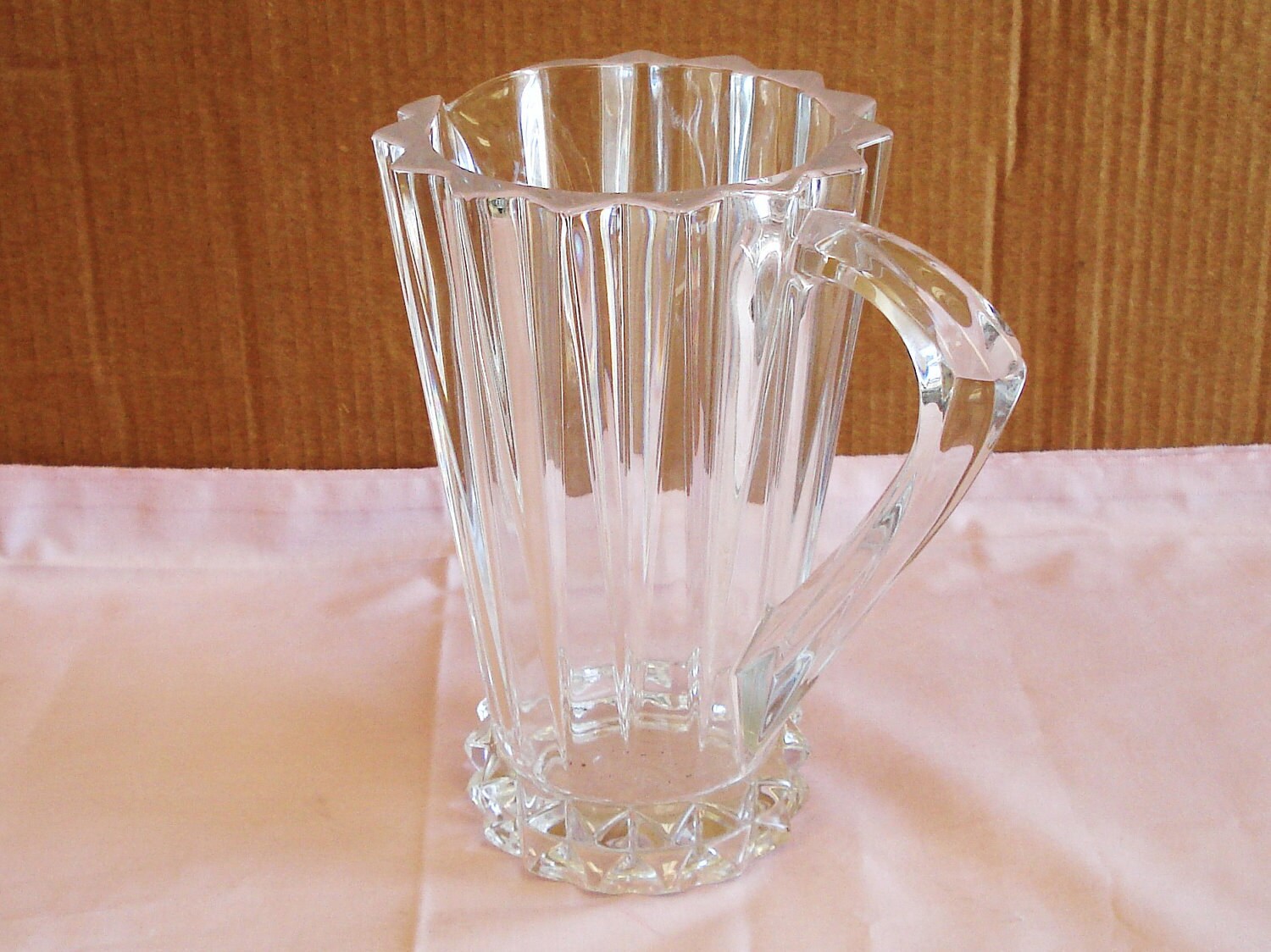 ROSENTHAL Germany Clear Lead Crystal Pitcher. - Etsy