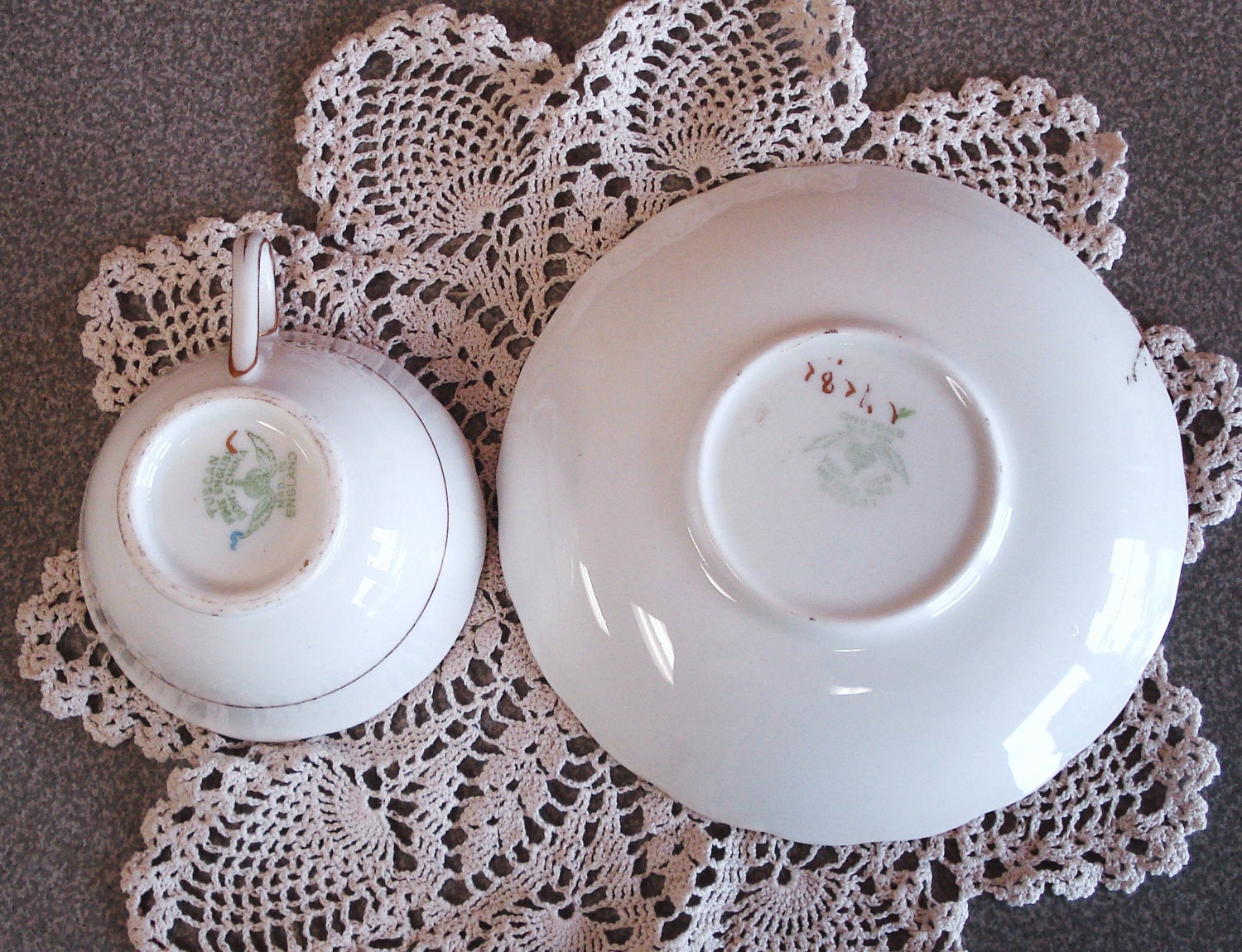 Vintage TUSCAN Fine English Bone China Cup and Saucer. - Etsy
