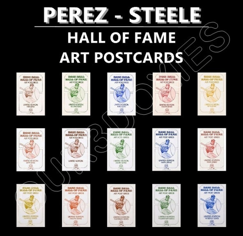 Perez-steele Hall of Fame Postcards Custom Made 3 Inch Album Binder ...