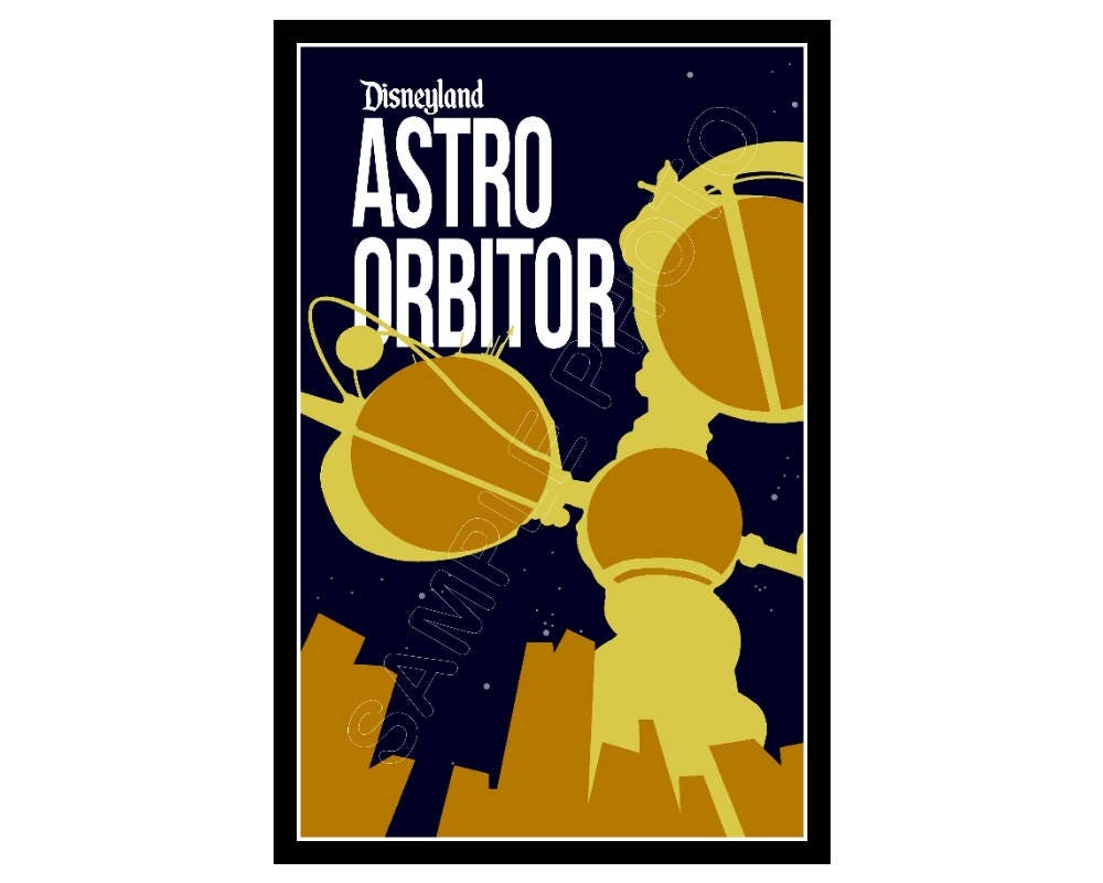 Astro Orbiter Poster