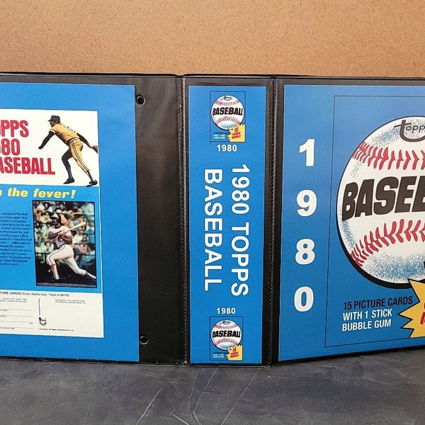 Baseball Card Binder - Etsy