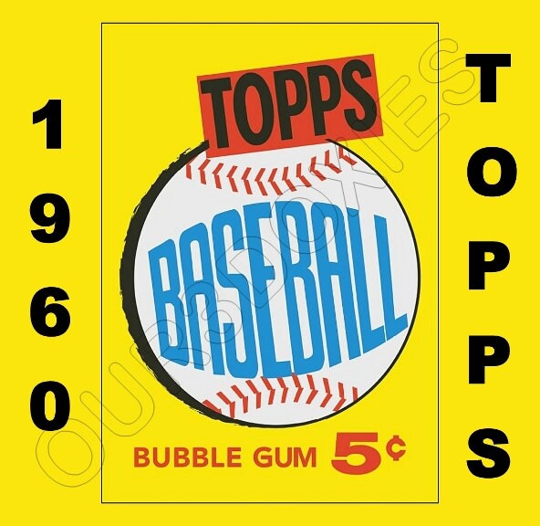 1960 Topps Baseball Cards Custom Made 3 Inch Album Binder FREE - Etsy